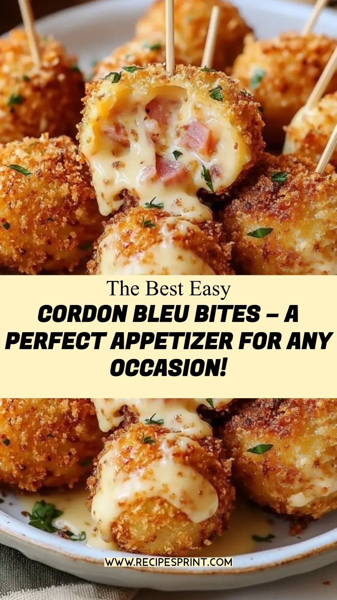 Cordon Bleu Bites – A Perfect Appetizer for Any Occasion!
